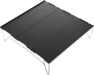 Aboofan NOLITOY Kompakter Faltbarer Campingtisch aus Leichtem Aluminiumlegierung Stabiler Outdoor Picknick Grilltisch Tragbarer Klapptisch für Camping Wandern