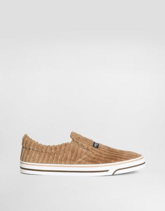 Dolce & Gabbana Sneaker Dg Sailing Aus Cord - Mann Sneakers Beige 43