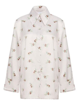 Sleeper chemise &agrave; imprim&eacute; Blossom - Gris