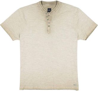 Engbers T-Shirt Herren Henley T-Shirt, Beige