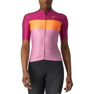 Castelli 4522057-575 AERO PRO W Jersey Sweatshirt Womens Pink/Korallenblitz-Magenta L