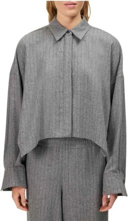 Drykorn Blouse Oshia - Femme - Blouses et Chemises - Gris - Taille: 38 FR
