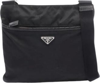 Prada unisex, Pre-owned, Noir, Taille: ONE Size Sac bandouli&egrave;re vintage Pre-owned