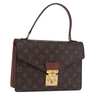 Louis Vuitton Sac &agrave; main en toile Monogram Pre-owned - Femme - Pre-owned - Brun - Taille: ONE Size