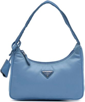 Prada Hobo Bags - Mini Tessuto Re Edition 2000 Shoulder Bag - Gr. unisize - in Blau - f&uuml;r Damen