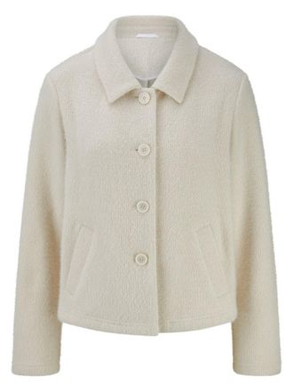 Peter Hahn Jersey-Jacke Peter Hahn weiss