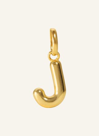 Pompidou Anh&auml;nger Puffy Letter J By Glambou gold