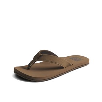 Reef Twinpin, Herren-Strand-Flip-Flop, mit weichem Polster-Fu&szlig;bett, wasserfreundlich, Sandstein, 10