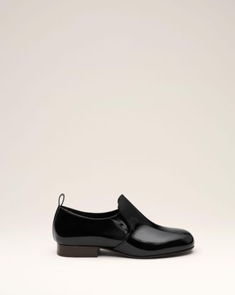 Ami Ami Paris - Souliers plats noirs en cuir de veau Noir - Taille : 36 - pour Femme