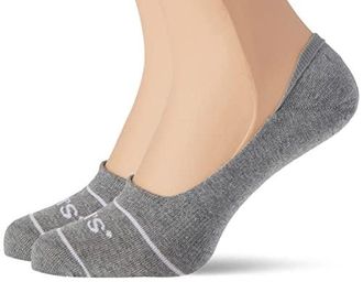 Levi's LEVIS Sport Low Rise Footie, Foot unisexe-adulte, Grey Melange, 43-46