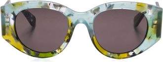 Chloé Sonnenbrille mit Marmor-Effekt - Grün