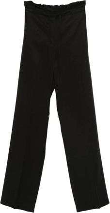 Liu Jo Femme, Pantalons, Noir, Taille: 42 FR Wide Pantalons
