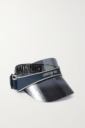 Dior Visière En Perspex Et En Jacquard De Coton Mélangé Diorclub V1u - Bleu
