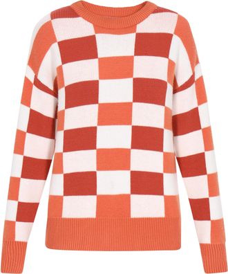 Mymo Pullover Frauen orange