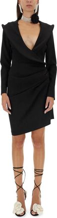 Magda Butrym Femme, Robes, Noir, Taille: 38 FR Sculptural Mini Dress