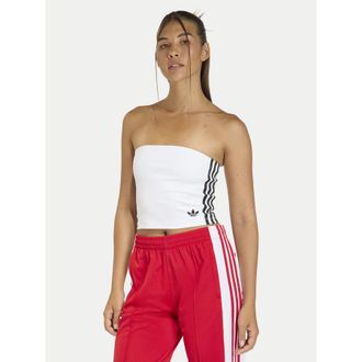 adidas Top 3-Stripes KD6235 Wei&szlig; Slim Fit