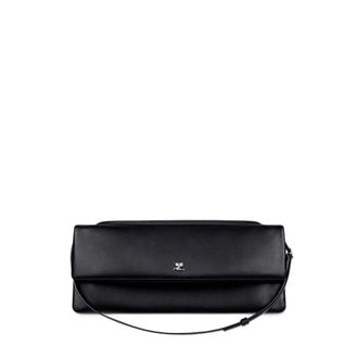 Courr&egrave;ges Cuff Leder Clutch - - Bags - Damen - Schwarzk - ONE SIZE