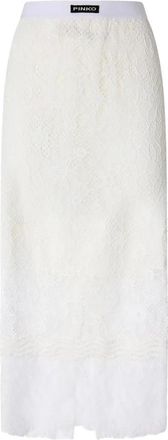 Pinko Pinko, Femme, Jupes, Blanc, Taille: 36 FR Maxi Skirt