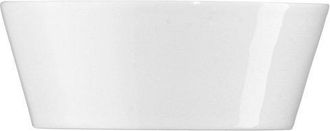 Arzberg Tric 2 Stück Weiss Schale 15 cm 49700-800001-15215 und 4er Set EKM Living Strohhalme aus Edelstahl