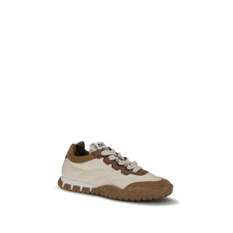 Miu Miu Womens Beige Polyamide Athletic Sneakers