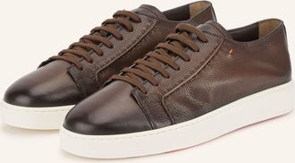 Santoni Sneaker Clean braun