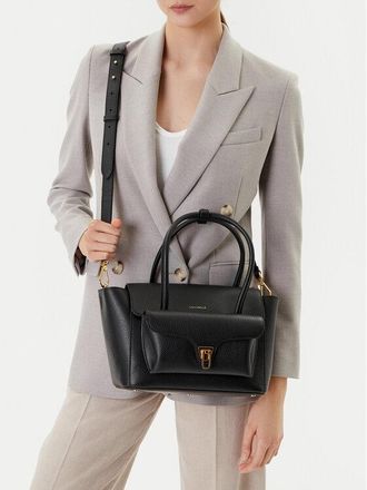 Coccinelle Handtasche T8A Coccinelledouble Beat E1 T8A 18 02 01 Schwarz