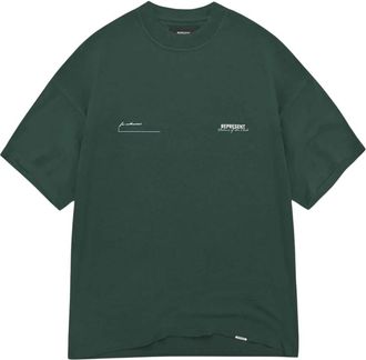 Represent Represent, Homme, Tops, Vert, Taille: S Patron Of The Club Logo T-Shirt