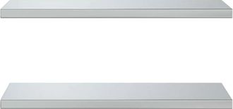 Generic Wandregale 2 St&uuml;ck, Schwebende Aufbewahrung aus Edelstahl, Schlanker Dekorativer Display-Organizer f&uuml;r Wohnzimmer, Schlafzimmer, Badezimmer und K&uuml;che 