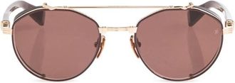 Balmain unisex, Accessoires, Jaune, Taille: ONE Size Brigade IV Lunettes de soleil