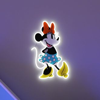yellowpop Yellowpop, Neonschilder zur Wanddekoration, Disney Minnie Mouse (Ganzk&ouml;rper), Energieeffiziente LED-Neonlichter f&uuml;r die Schlafzimmerwand, Einfach zu I