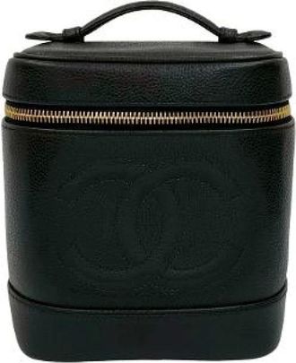 Chanel Sac Vanity Coco Mark Pre-owned - Femme - Pre-owned - Noir - Taille: ONE Size