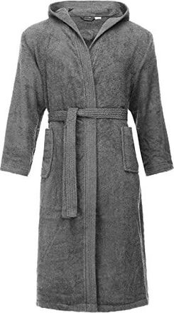 Ladeheid Peignoir de Bain Éponge 100% Coton Homme LA40-192 (Gris Foncé-12, M)