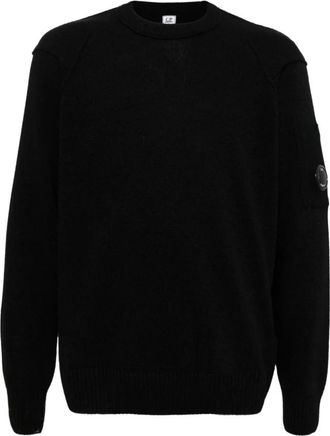 C.P. Company Rundhals-Strickware - - Knitwear - Herren - Schwarzk - S