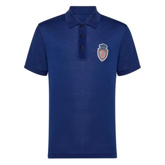 Billionaire Boys Club Polo Shirt Palms - - Tops - Herren - Blau - XS