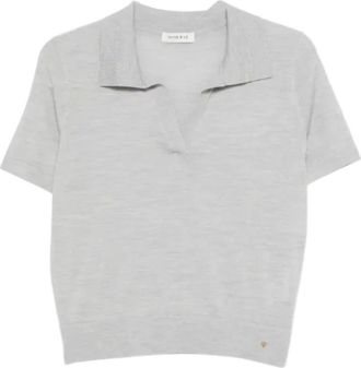 Anine Bing Femme, Tops, Gris, Taille: 42 FR Moni Polo