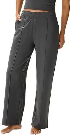 Generic Pantalon en Coton pour Femmes, Couleur Unie, décontracté, Droit, Taille Moyenne, Automne/Hiver Jean Femme Taille Haute Bleu Pantalon Strass Femme (Bla