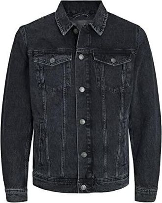 Jack & Jones Jjijean Jjjacket Mf 255 Noos Homme Jacket, Black Denim, XXL