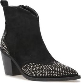 La Modeuse Santiags en su&eacute;dine &agrave; strass