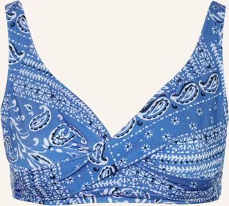 Lidea Lidea B&uuml;gel-Bikini-Top Bandana blau
