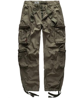 Surplus SURPLUS AIRBORNE Herren Hose Combat Gross Vintage Cargo Hose- Gr. 6XL, Mehrfarbig - Olive