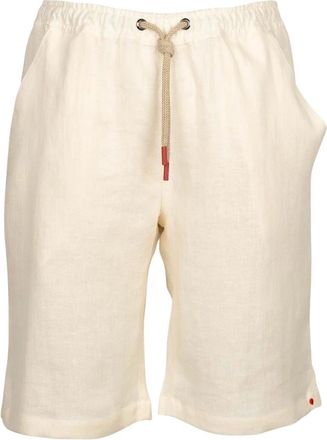 Kiton Homme, Shorts, Beige, Taille: 2XL Short en lin