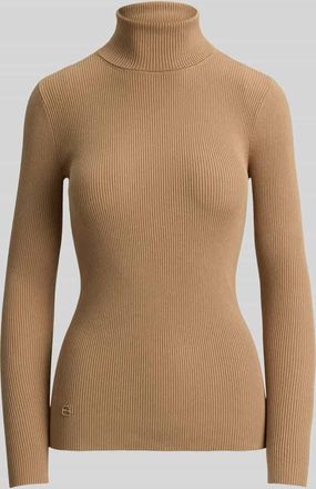 Lauren Ralph Lauren Slim Fit Rollkragenpullover aus Baumwoll-Modal-Mix