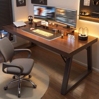 Generic Moderner Schreibtisch, Computertisch im Industrial Stil for Schlafzimmer, Homeoffice, Arbeitszimmer, Esszimmer und Unterhaltung