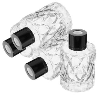 Angoily 4 St&uuml;ck Teiliges Vintage Aromatherapie Diffusor Flaschen aus Glas Kompakt Nachf&uuml;llbar Dekorative Duftbeh&auml;lter f&uuml;r &Auml;therische &Ouml;le f&uuml;r Zuhause B&uuml;ro Schl