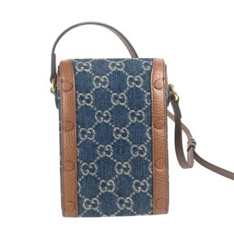 Gucci Pre-owned Horsebit 625615 Pochette - Femme - Pre-owned - Bleu - Taille: ONE Size