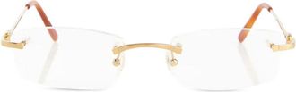 Cartier Rahmenlose Brille - Wei&szlig;