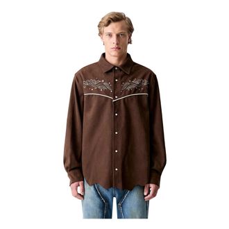 Andersson Bell Lemmans Wildledershirt - - Shirts - Herren - Braun - M