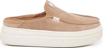 Hey Dude Femme, Chaussures, Beige, Taille: 36 EU Sandales Compens&eacute;es en Daim Beige