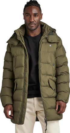 G-Star G-Star RAW Herren G-Whistler Padded Hooded Parka, Grün (dark olive D20102-D199-C744), XS