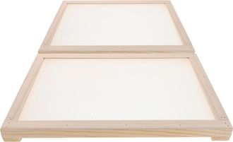 Amosfun 2 St&uuml;ck Stapelbares Kr&auml;utertrockengestell mit Atmungsaktivem Netz Kompakt f&uuml;r Obst Gem&uuml;se und Blumen K&uuml;chen Trockengestell 405 X 30 X 3cm